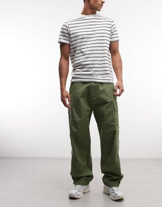 Alpha Industries Alpha - Pantalon cargo &agrave; poches - Kaki-Vert