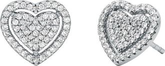 Michael Kors Womens Silver Semi precious Post Closure Earrings