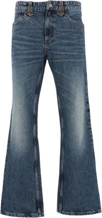 Amish Denim Gringo Loco - Homme - Jeans - Bleu - Taille: W34