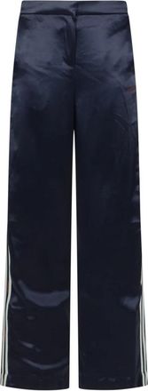 Off-white Satin Wide Pants - - Trousers - Damen - Mehrfarbig - M