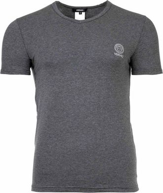 Versace T-Shirt Herren T-Shirt 1er Pack Baumwolle (Packung, 1er Pack)