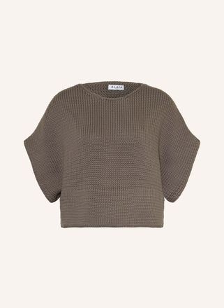 Alaia Ala&iuml;a Strickshirt braun