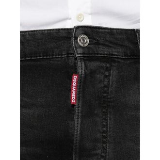 Dsquared2 Distressed Cotton Jeans - Black