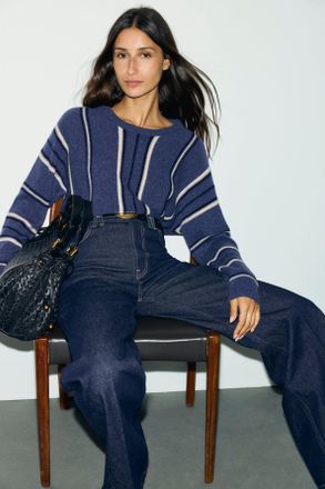 Gerard Darel Pull &agrave; rayures en cachemire - RICKI - Jeans