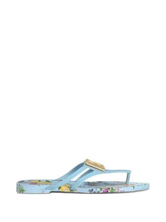 Dolce & Gabbana Tongs &agrave; fleurs