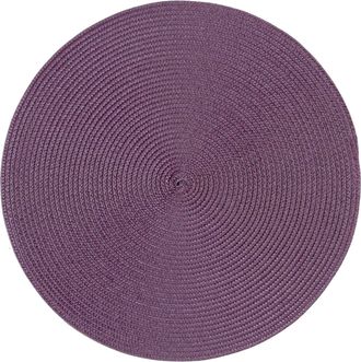 Stuco Tischset rund Polypro aubergine, 6 Stück. 2003-13