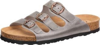 Lico Lucia Damen Hausschuh, grau, 41 EU