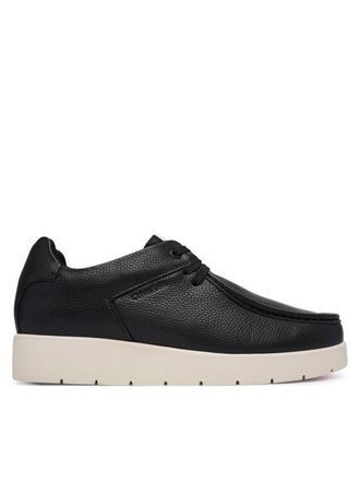 Calvin Klein Halbschuhe Hybrid City Lug Ck Apron T Lth HM0HM02349 Schwarz