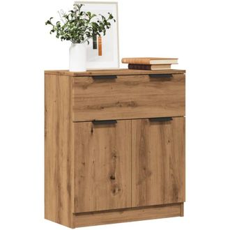 vidaXL Buffet chêne artisanal 60x30x70 cm bois dingénierie - Vidaxl