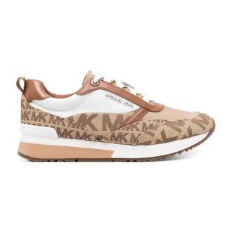 Michael Kors Beigefarbene Leinensneaker - - Shoes - Damen - Beige - 36 EU