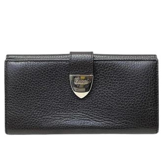 Gucci Pre-owned Leder Langb&ouml;rse - - Pre-owned - Damen - Braun - ONE SIZE