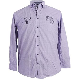 Casamoda Herren, Shirts, Lila, 2XLGr&ouml;&szlig;e