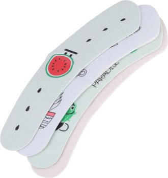 Valiclud 4 Stück Teiliges Einweg Toilettenmatten Wasserfeste Kältebeständige Toilettensitzauflagen mit Weichem Plüschbezug Praktische Haftpads in Motiven Wasse