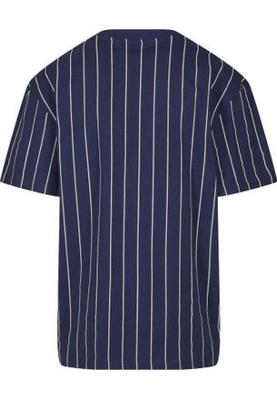 Karl Kani T-Shirt Karl Kani Cursive Varsity Pinstripe T-Shirt (1-tlg)