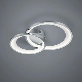 Trio Leuchten Trio Lighting - Plafonnier led 29w blanc et chrome variateur switch - trio - granada 37578409 37578409 37578409 37578409 37578409 37578409