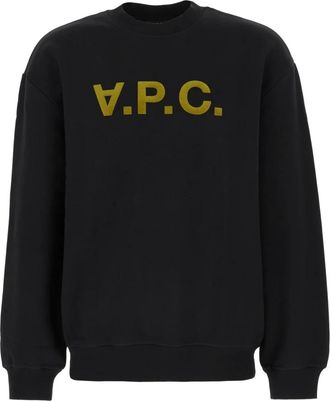 A.P.C. A.p.c., Homme, Sweatshirts et sweats &agrave; capuche, Noir, Taille: S Felpe SweaT-shirt
