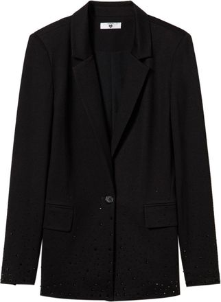 Twin-Set Blazer mit Strass - Schwarz