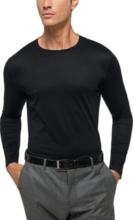 Eterna Male Shirt unifarben XL_H, schwarz