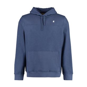 K-Way Lang&auml;rmliger Hoodie mit Struktur - - Sweatshirts & Hoodies - Herren - Blau - S