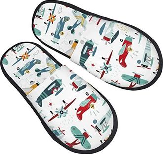 Generic Chaussons Femme Homme Mod&egrave;le Sans Couture DAvions Chausson DHiver Antid&eacute;rapant Pantoufles En Peluche Peluche Chaud Chaussons Pour Ext&eacute;rieur Voyager H&ocirc;