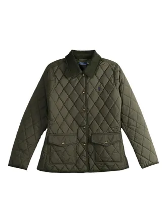 Polo Ralph Lauren veste à matelassage losanges - Vert