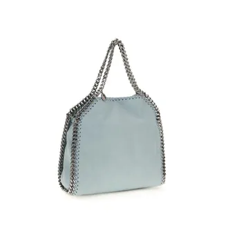 Stella McCartney Womens Falabella Shoulder Bag Blue Polyester