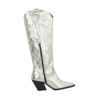 Yellow Western Style Cowboy Boots - - Shoes - Damen - Gelb - 39 EU