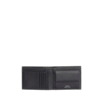 Guess Portefeuille compact en cuir de vache