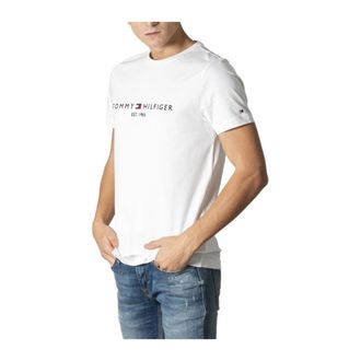 Tommy Jeans Essential TShirt Classic Crew Neck - - Tops - Herren - Wei&szlig; - XL