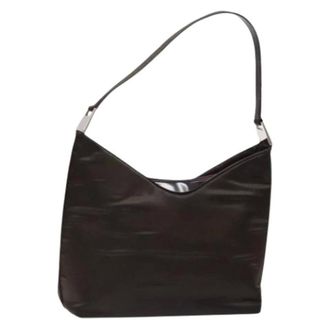 Gucci Sac bandouli&egrave;re en nylon Pre-owned - Femme - Pre-owned - Brun - Taille: ONE Size