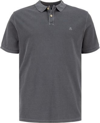 Marc O'Polo Herren Polo-Shirt grau Baumwoll-Piqu&eacute;
