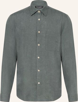 Marc O'Polo Marc Opolo Leinenhemd Regular Fit grau