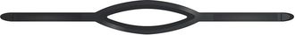 Seac Ersatzarmband aus antiallergenem Polymer f&uuml;r Tauchmaske, Schwarz, 16mm