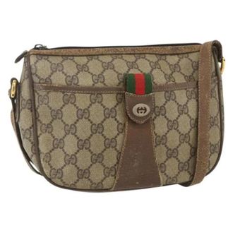 Gucci Sac bandouli&egrave;re en plastique Pre-owned - Femme - Pre-owned - Beige - Taille: ONE Size