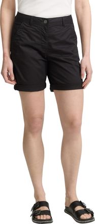 Tom Tailor Damen 1046511 Bermuda Shorts, 14482 - Deep Black, 34 EU
