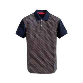Carolina Herrera Monogram Piqu&eacute; Polo Shirt - - Tops - Herren - Mehrfarbig - XL
