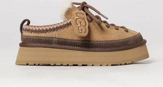 UGG Heritage Sabots aus Veloursleder mit Plateausohle und Wollfutter