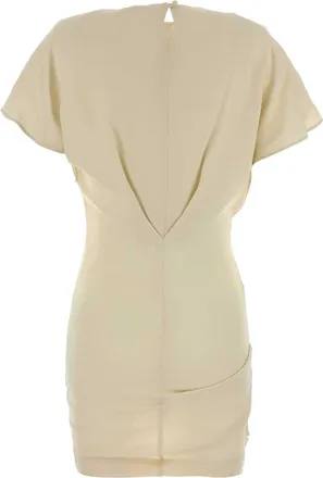 Isabel Marant Womens Cream Crepe Sakia Dress Ecru Abiti