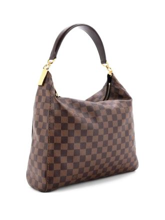 Louis Vuitton Portobello Handbag Damier GM hobo bag - Marron
