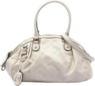 Gucci Pre-owned Sukey Satchel - Femme - Pre-owned - Blanc - Taille: ONE Size