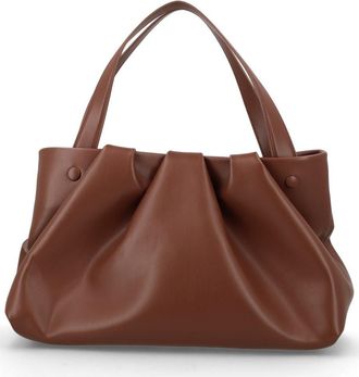 Themoir&egrave; Womens Shoulder Bag Athena Brown Recycled Polyester