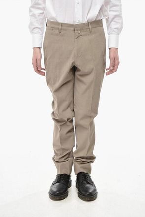 Corneliani CIRCLE Cotton-Blend Twill Chino Trousers size 44