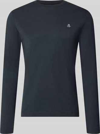 Marc O'Polo Shaped Fit Langarmshirt aus reiner Baumwolle