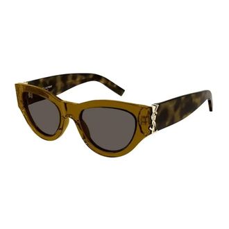 Saint Laurent Monogram SL M94 011 Sonnenbrille Braun - - Accessories - Damen - Braun - 53 MM