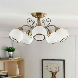 Lindby [GEBRAUCHT] Lindby Deckenlampe Corentin Wohnzimmerleuchte Deckenlampe Dekoleuchte E14 Lam165