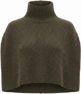 SA SU PHI Manteau Court - Vert Fonc&eacute;