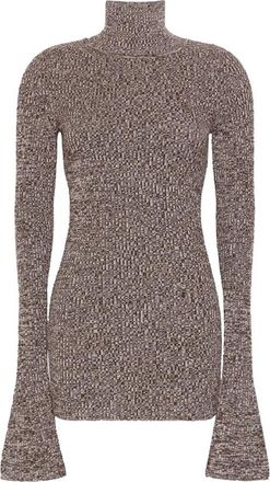 Sportmax High-neck Flared-sleeve Sweater