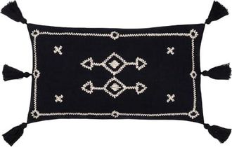 furn. Yard Folis bestickte 100% Baumwollkissenabdeckung