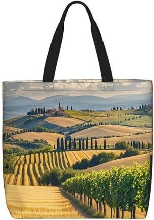 Generic Italie Toscane Sac A Main Femme L&eacute;ger Tote Bag Imperm&eacute;able Sac Fourre Tout Pour Travail Plage Shopping