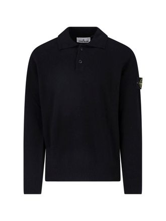 Stone Island Virgin Wool Polo